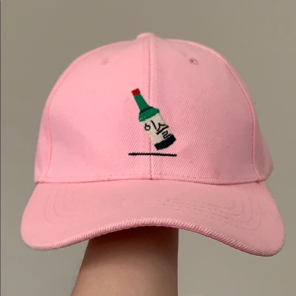 Accessories | Pink Korean Soju Cap | Poshmark